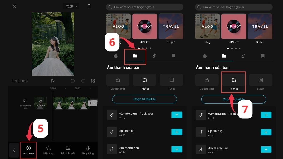 Cách chèn, tải, thêm nhạc vào CapCut chi tiết nhất